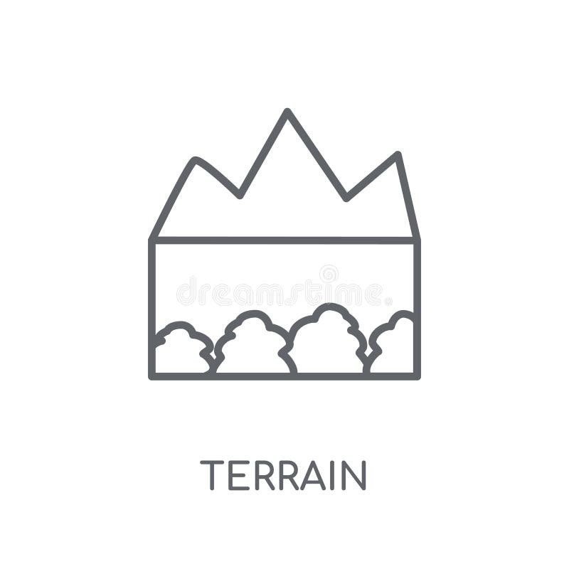 All Terrain Icon In Different Style Vector Illustration. Two Colored ...