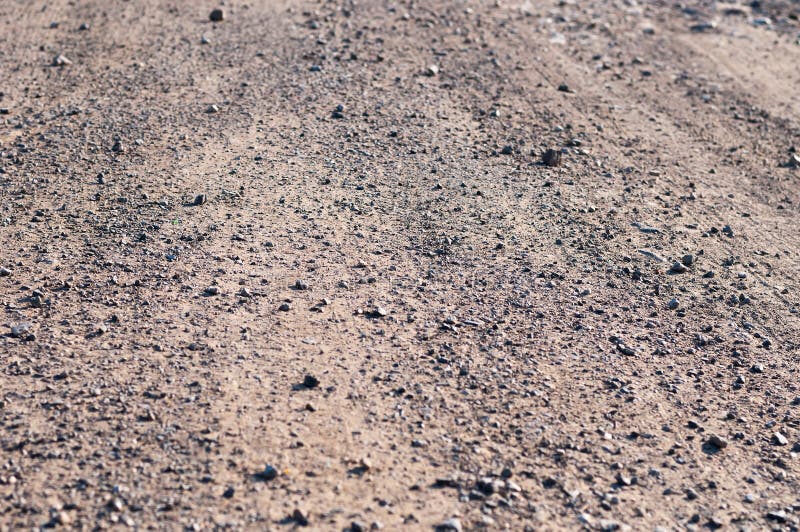 Terrain Road with Small Rocks on the Ground Stock Photo - Image of land ...