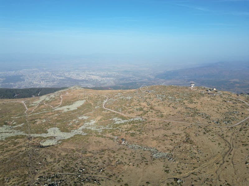 The Terrain and Trails of the Hill are All Lined Up Stock Image - Image ...