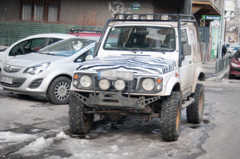 Terrain vehicle editorial photography. Image of zebra - 50246647