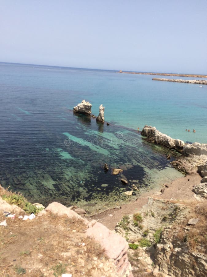 Terrasini Beach editorial stock photo. Image of headland - 43737163