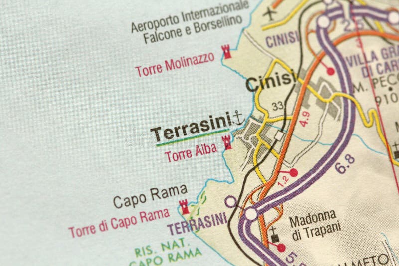 Terrasini L'île De La Sicile, Italie Photo stock - Image du ...