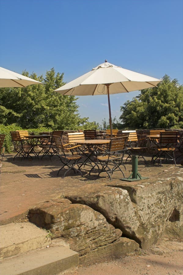 Terrasse stock photo. Image of europe, romantic, umbrella - 1059460