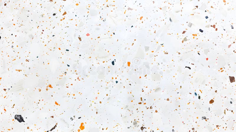 White Terrazzo Background with Color Flecks and Tiny Stones - AI ...