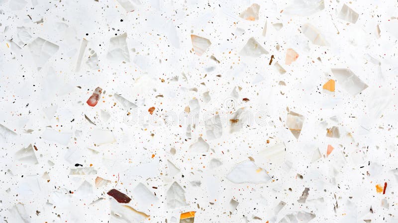 White Terrazzo Background with Tiny Color Flecks and Small Stones - AI ...