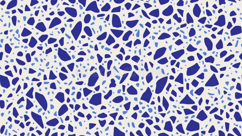 Terrazzo Marble Stone Floor of Blue Ceramic Tiles Stock Vector ...