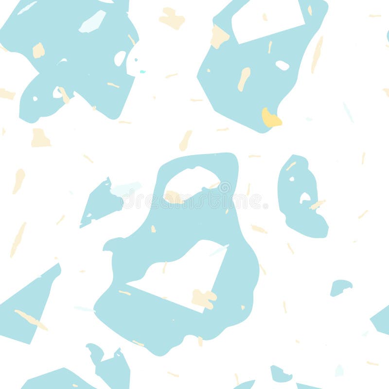 Terrazzo Seamless Pattern. Gentle Classic Flooring Stock Illustration ...