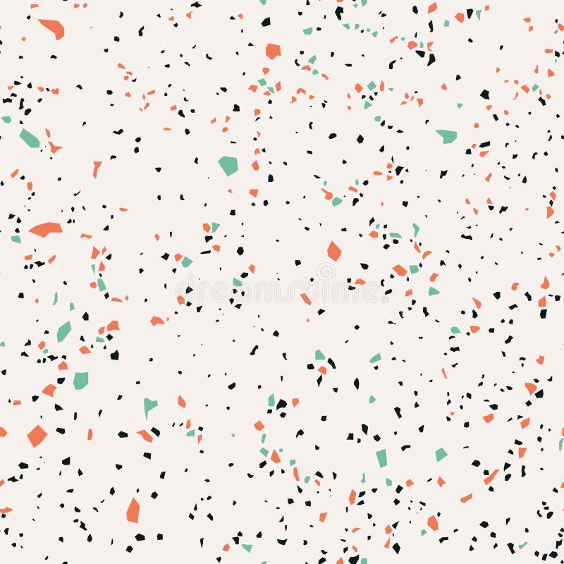 Terrazzo Seamless Pattern. the Texture of the Stone Floor. Vector ...