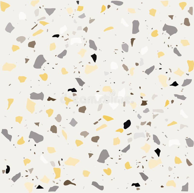 Terrazzo seamless pattern stock vector. Illustration of print - 187988995