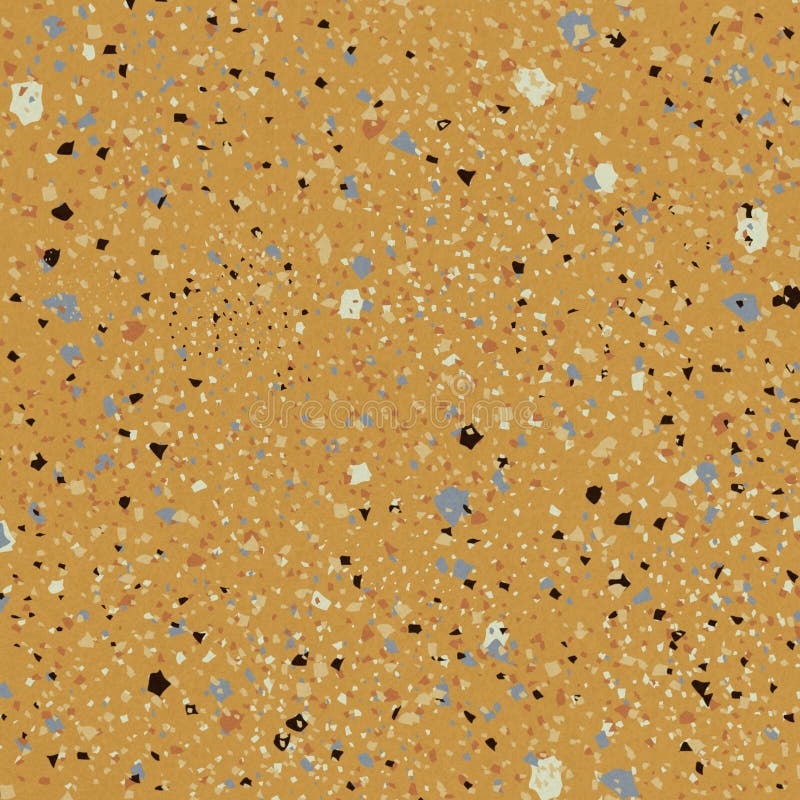 Yellow Terrazzo Texture Background Pattern Stock Illustration ...