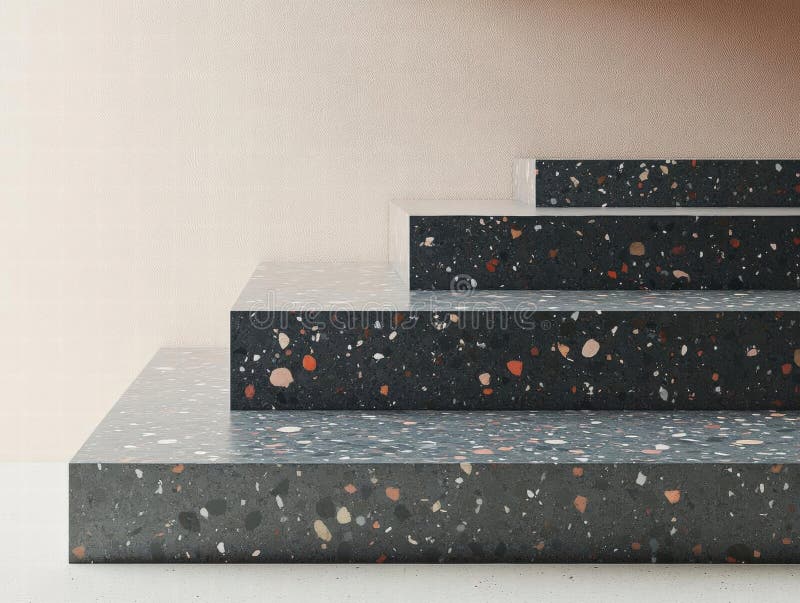 Terrazzo Steps Elevate Design with Modern Minimalist Style and ...