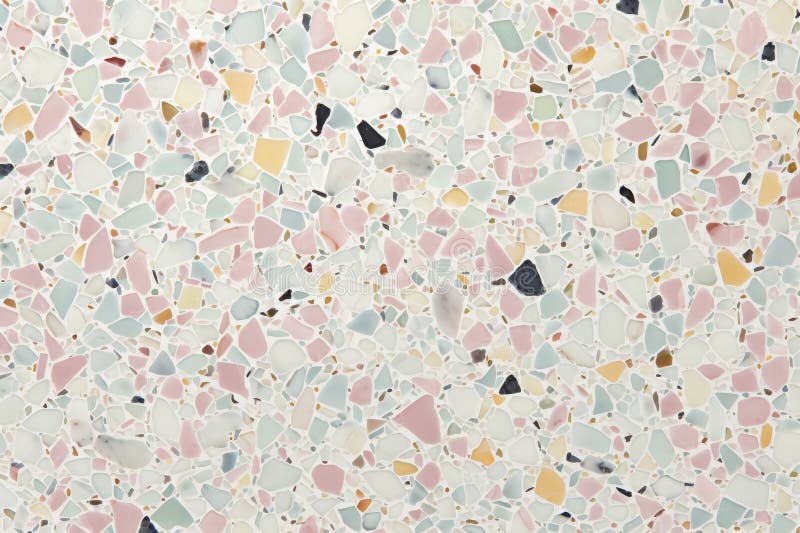 Terrazzo Texture, Beautiful Light Pink, Yellow, Grey and White Marble ...