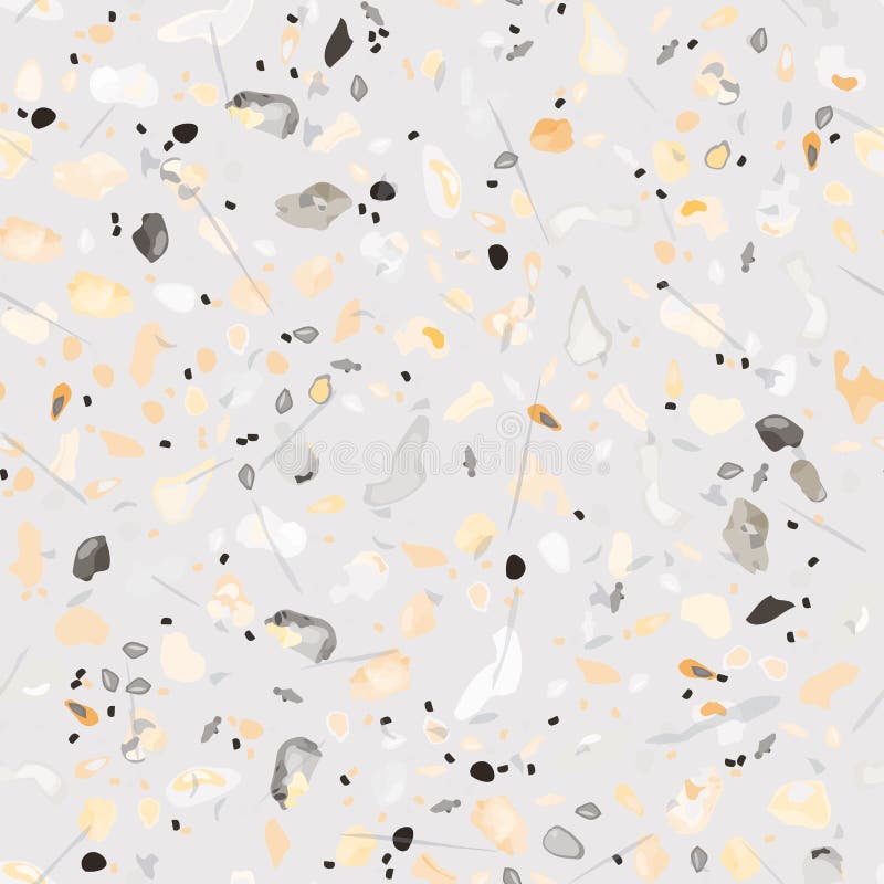 Terrazzo Texture Vector. Flooring Seamless Pattern Stock Vector ...