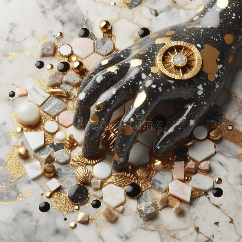 131 8. Terrazzo Tile - Speckled Tiles Made from a Mixture of Ma Stock ...