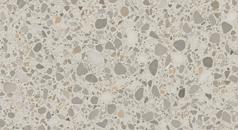 Terrazzo Tile Texture with Neutral Stone Chips Stock Illustration ...
