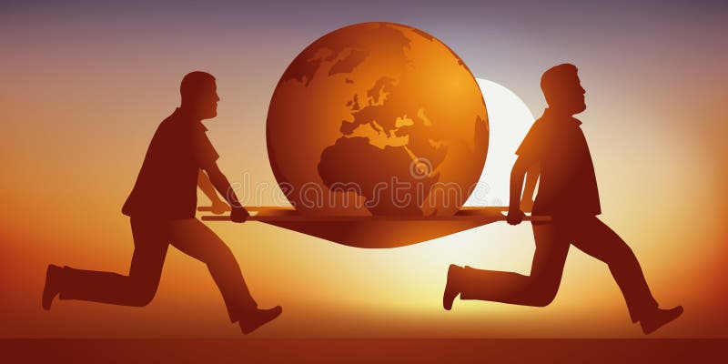 Earth exploitation stock illustration. Illustration of life - 92604326