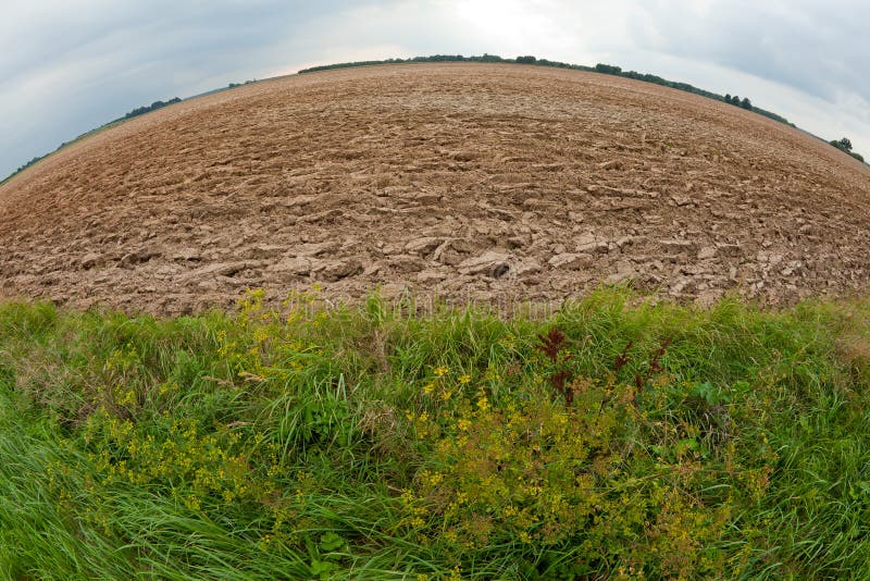 Terreno arato immagine stock. Immagine di esterno, prato - 26534871