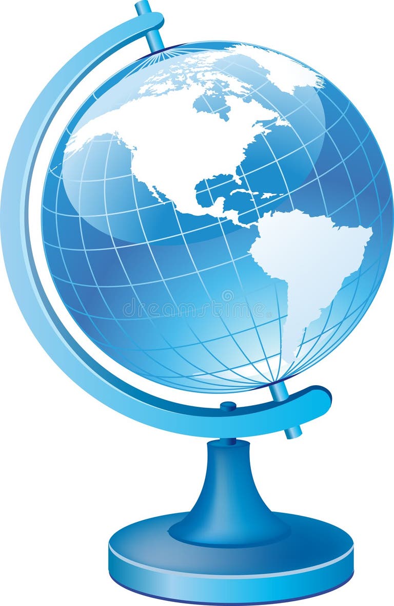 Terrestrial Sphere Globe Illustration Stock Illustrations – 1,068 ...