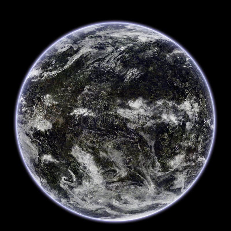 Terrestrial planet stock illustration. Illustration of polar - 9615057