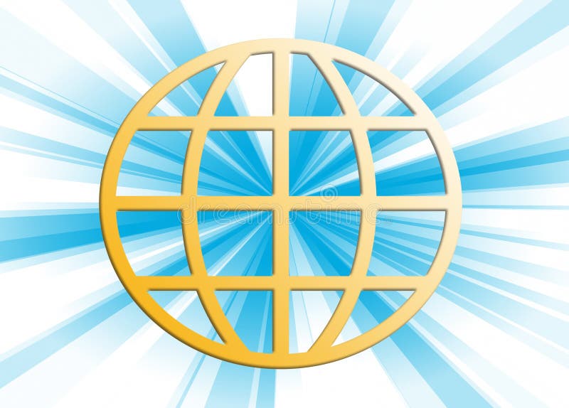 Terrestrial sphere stock illustration. Illustration of abstract - 2568990