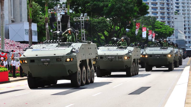 Terrex Mobile Column at NDP 2010 Editorial Stock Image - Image of ...