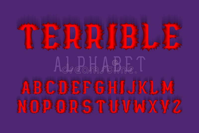Terrible Font Stock Illustrations – 569 Terrible Font Stock ...
