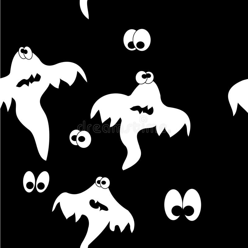 Terrible ghosts stock vector. Illustration of frightful - 5769391