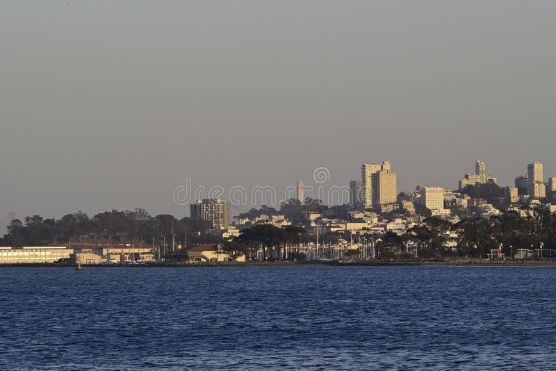 A Terrific View of Sanfrancisco Skyline Editorial Photo - Image of ...