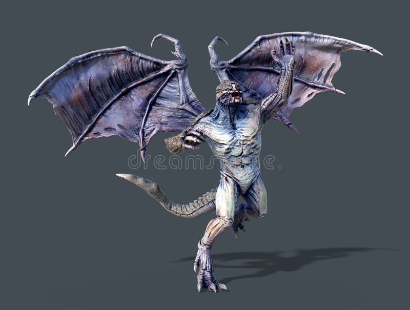 Terrifying Alien Monster stock illustration. Illustration of beast ...