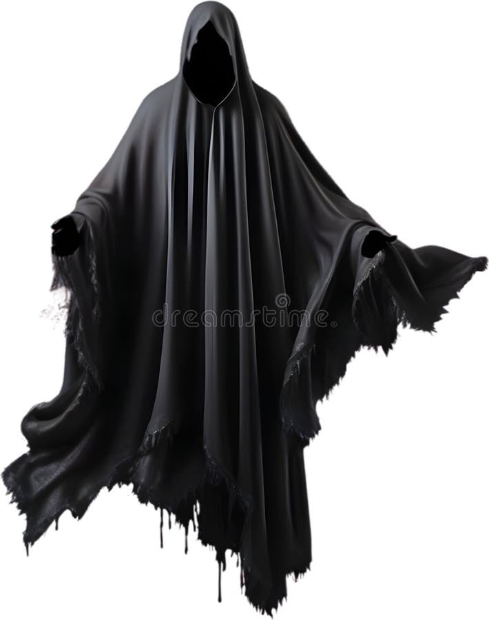Black Ghost King Floated in the Air. AI-Generated Stock Image ...