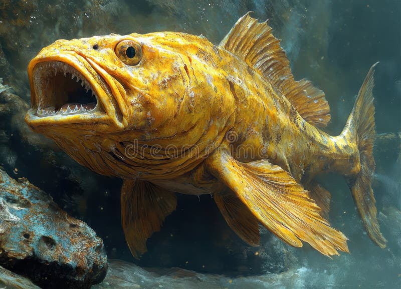 A Terrifying Deep-sea Monster, an Ugly Fish with a Massive Gaping Mouth ...