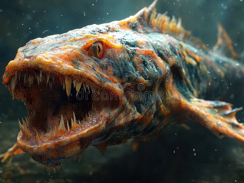 A Terrifying Deep-sea Monster, an Ugly Fish with a Massive Gaping Mouth ...
