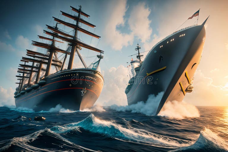 The Terrifying Encounter Huge Angry Squid Attacks Modern Liner Ship.AI ...