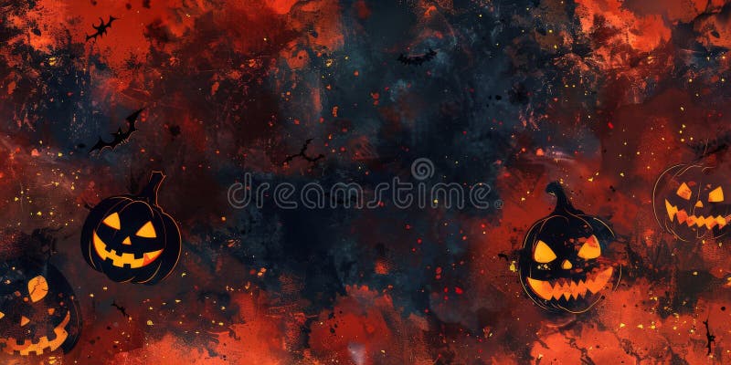 Terrifying Halloween Texture Background Stock Illustration ...