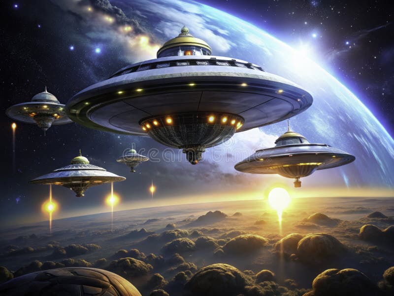 A Terrifying Interstellar Armada Alien Invasion Force Unleashes ...