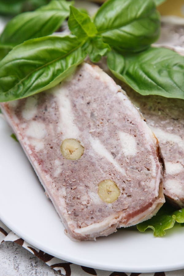 Terrine stock image. Image of beef, appetizer, homemade - 28099135