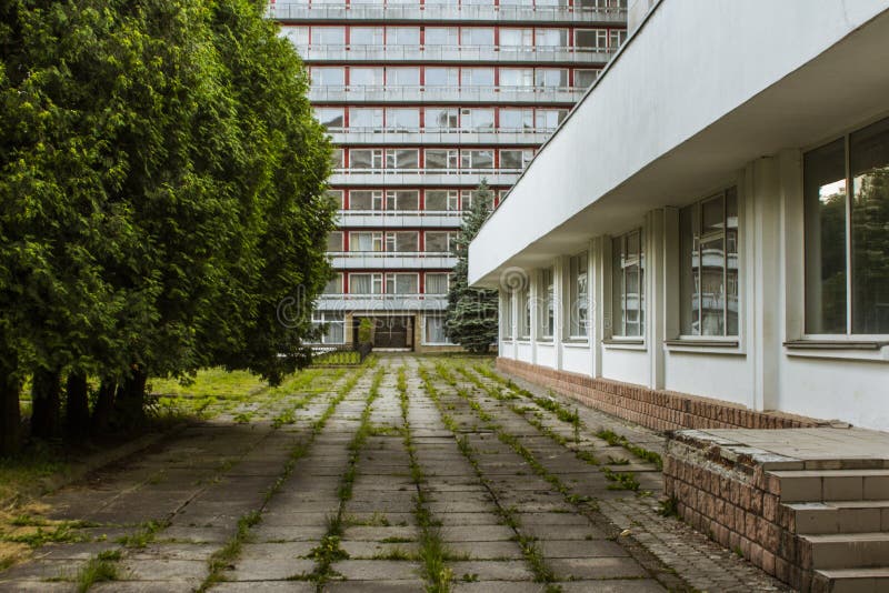The Territory of an Abandoned Soviet Sanatorium in the City of ...
