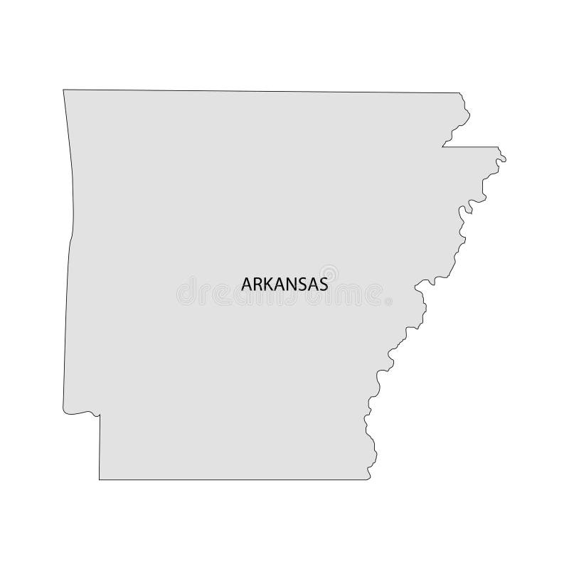 Arkansas: White county map stock vector. Illustration of vintage - 88614885