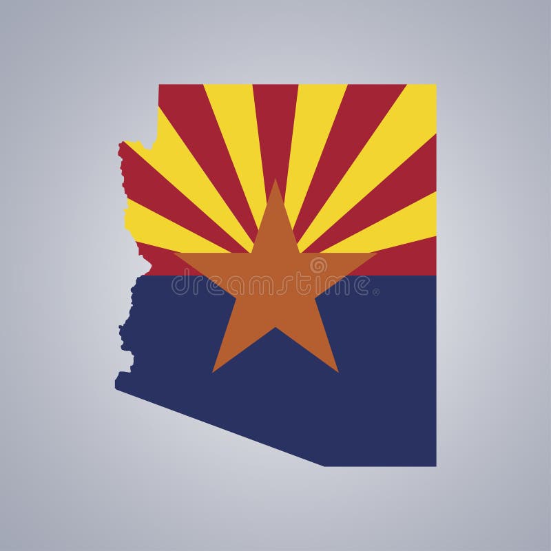 Arizona Flag Outline State Stock Illustrations – 546 Arizona Flag ...