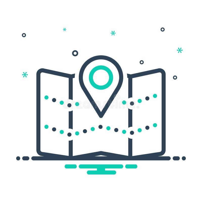 Mix Icon for Territory, Area of Land and Jurisdiction Stock Vector ...