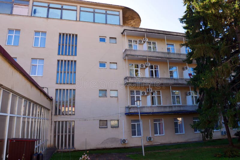The Territory of the Sanatorium in the Middle of the Forest. Sanatorium ...