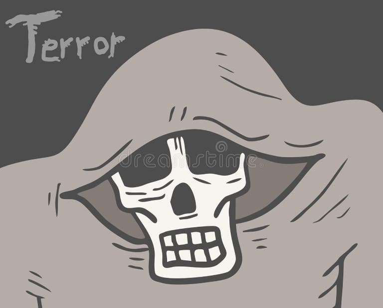 Terror puppet stock vector. Illustration of evil, style - 32556527