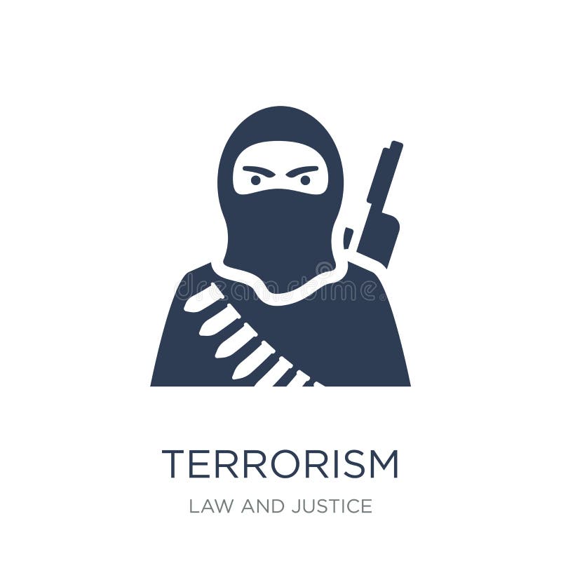 Terrorism Icon. Trendy Flat Vector Terrorism Icon on White Background ...