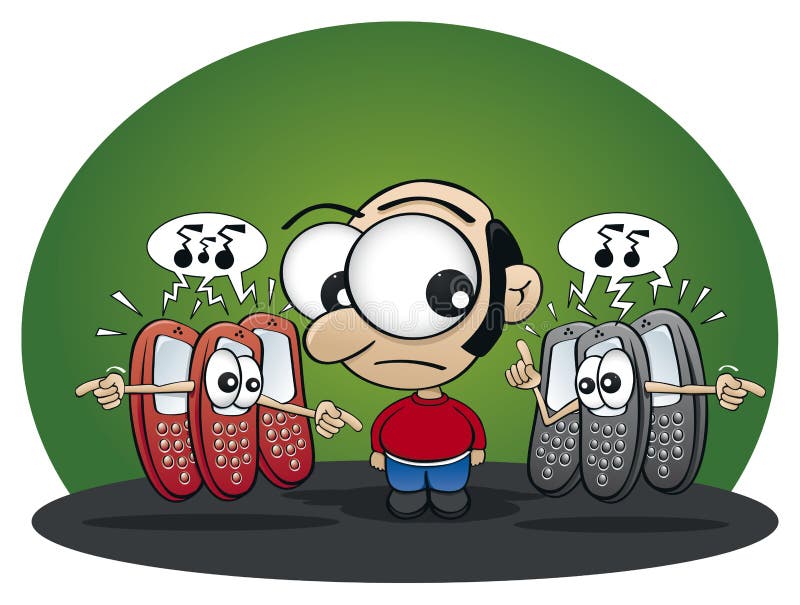 Annoying Phone Caller Clip Art