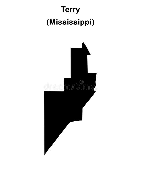 Terry outline map stock vector. Illustration of shape - 387464146