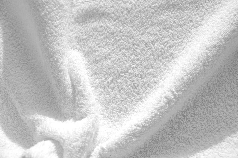 Terry Towel Simple Example Texture Soft White Fleecy Fabric Stock ...
