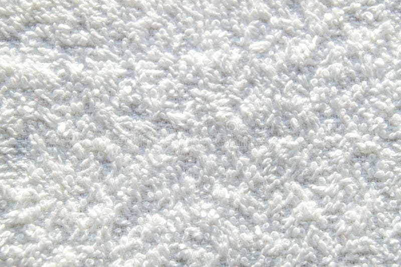 A Terry Towel, a Simple Example of the Texture of a Soft, White, Fleecy ...
