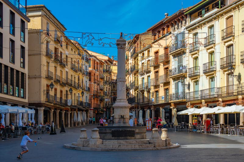 Teruel, Spain, June 5, 2022: Plaza De El Torico in Teruel, Spain ...