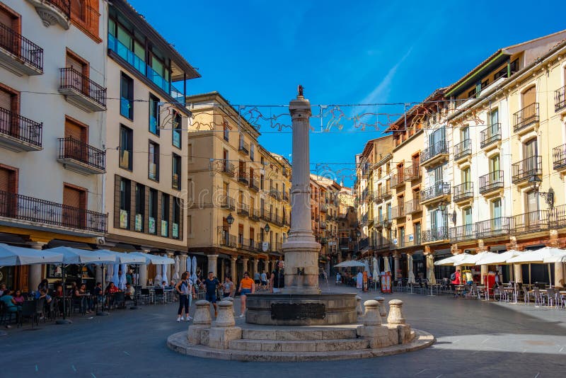 Teruel, Spain, June 5, 2022: Plaza De El Torico in Teruel, Spain ...