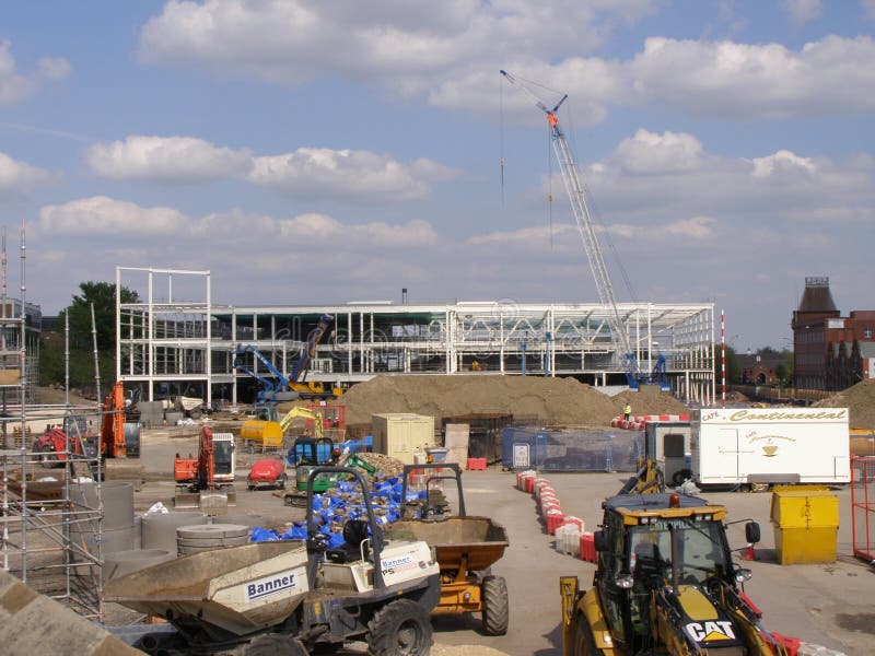 Tesco Store Under Construction Sheffield UK 2012 Editorial Image ...